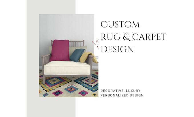 Printable rug pattern design by Aslhanalparsln | Fiverr