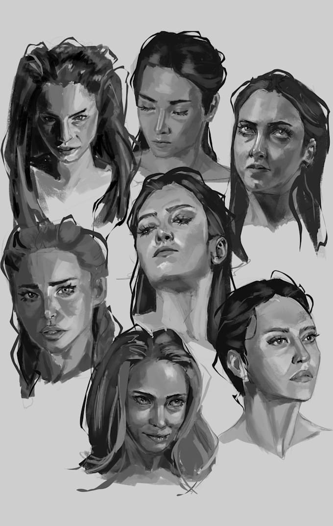 Storyboards and sketches, realistic style and stylized by Gabiwasabi ...