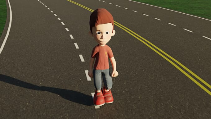 Model, rig and animate for you on blender 3d animation by ...