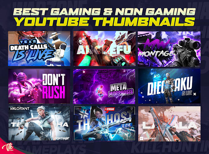 Design eye catching valorant thumbnails and gaming thumbnails by Geo ...