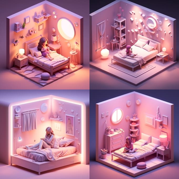 Create cute 3d isometric designs using ai by Chamodyadias | Fiverr Create cute 3d isometric designs using ai by Chamodyadias | Fiverr