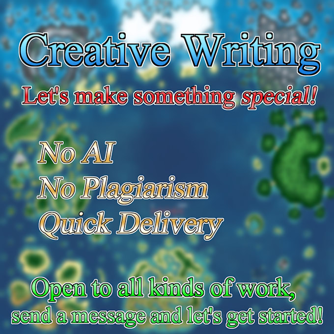 Write your story idea by Zachary_nieves | Fiverr