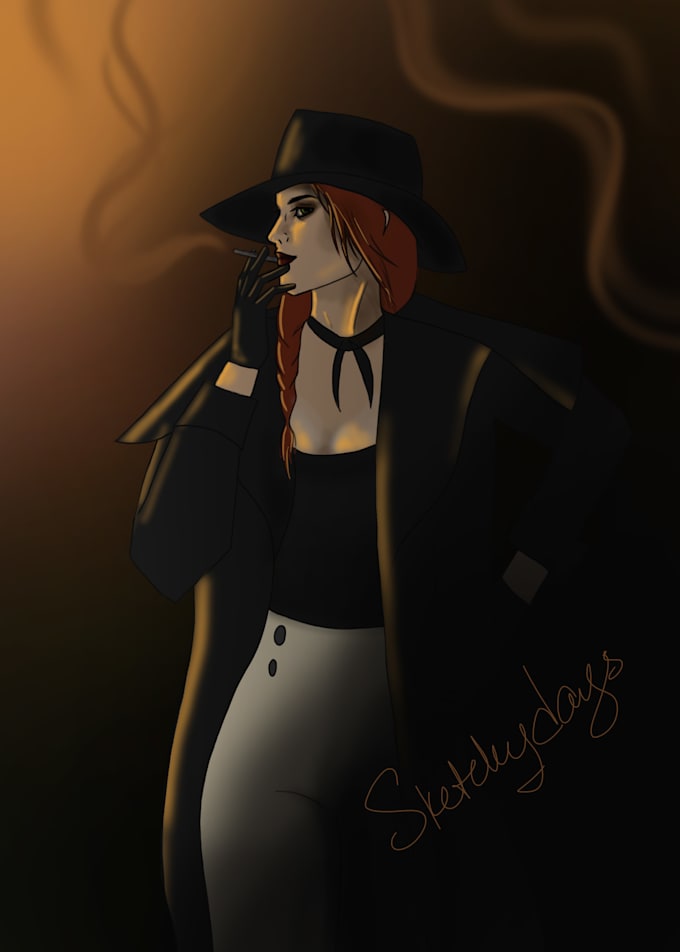 Paint a portrait of your red dead redemption character by Sketchydays ...