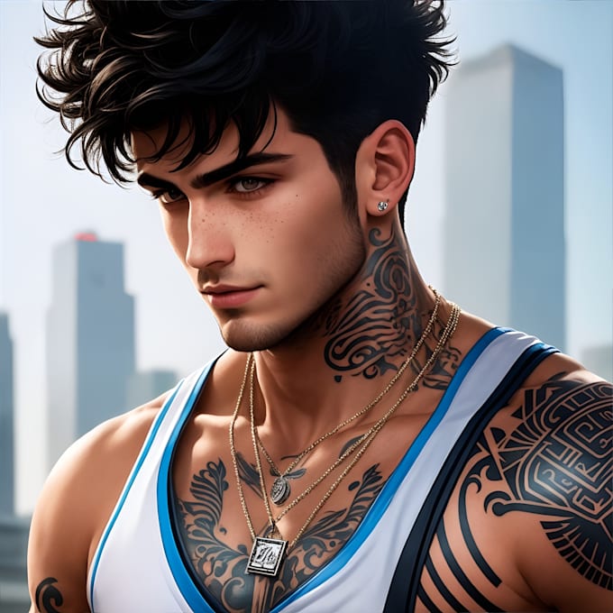 Create amazing male, bishounen, or ikemen art for you by Bishounenhero ...