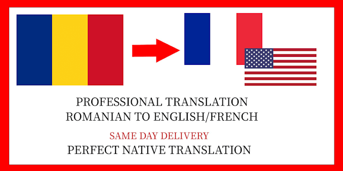 Translate anything from romanian to french or english and the other way ...