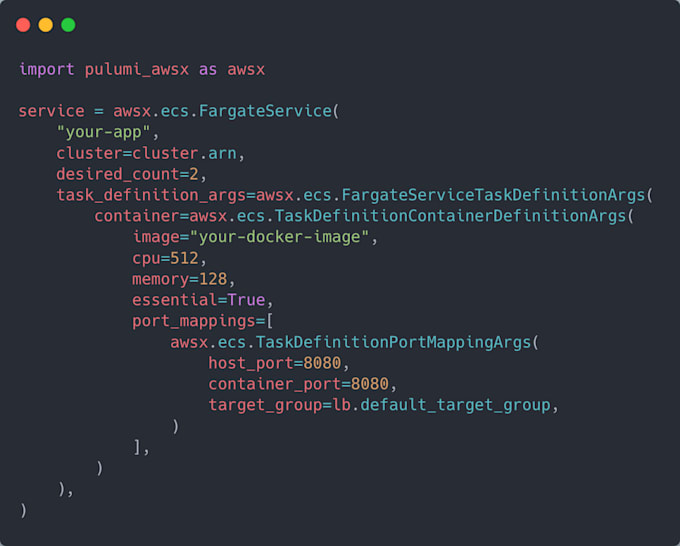 Create your cloud infrastructure with pulumi by Leebriggs58 | Fiverr