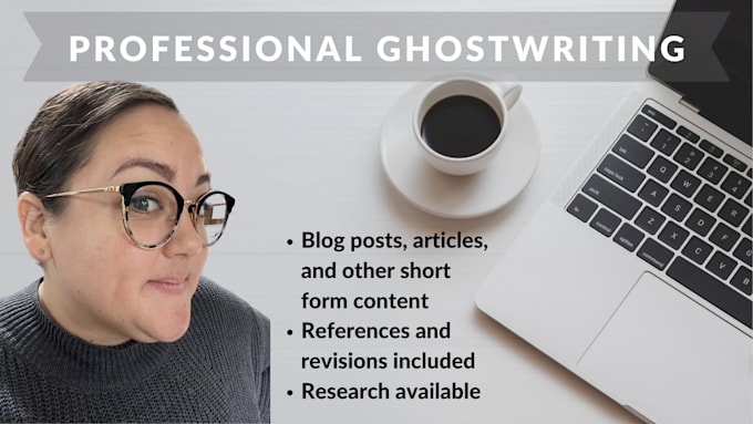 Ghostwrite any professional text by H_mizushima | Fiverr