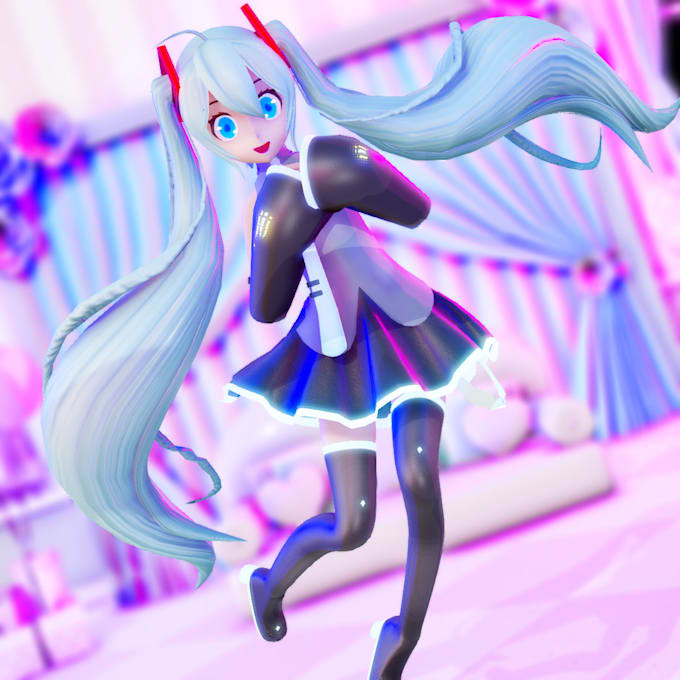 Create a render of your character using mmd by Harivod666 | Fiverr