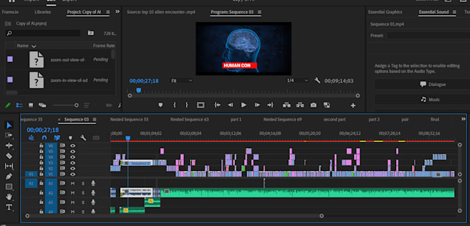 Do professional video editing for youtube videos and other platforms by ...