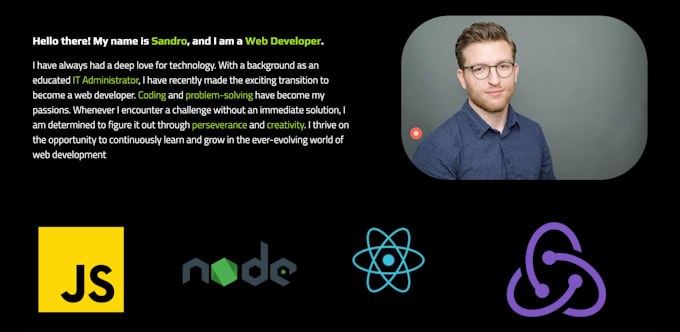 Design and create websites using modern frameworks by Sandrocristino ...