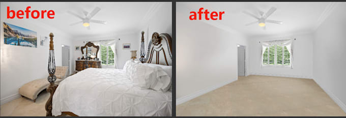Remove interior and exterior objects from real estate photos by ...