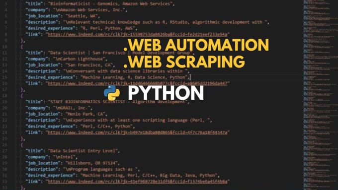 Do Web Scrapingpython Codeautomation Tasks By Aunworker Fiverr