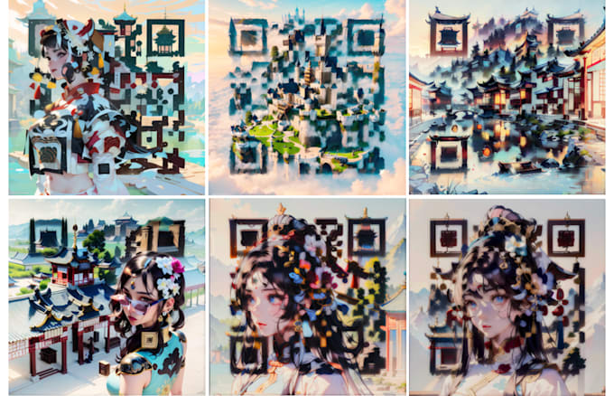 Create you a custom qr code by using stable diffusion by Poppu_lankarks ...