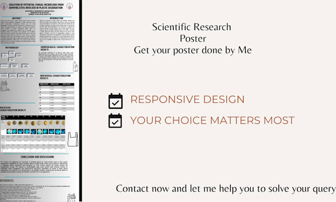 Design professional business and scientific posters using canva by Hoor ...