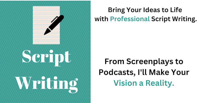 Write professional scripts to bring your vision to life by ...