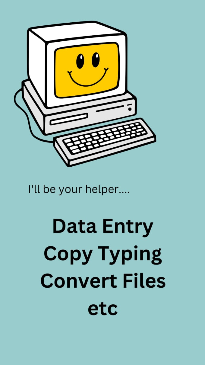 Do data entry, copy paste, typing, convert files by Ptabrani | Fiverr Do data entry, copy paste, typing, convert files by Ptabrani | Fiverr