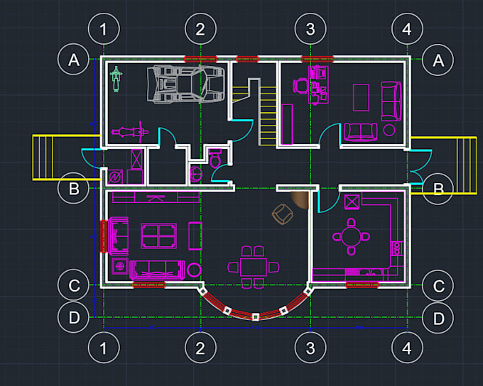 Auto cad drawings 2d and 3d drawings by Haneenelbanna1 | Fiverr