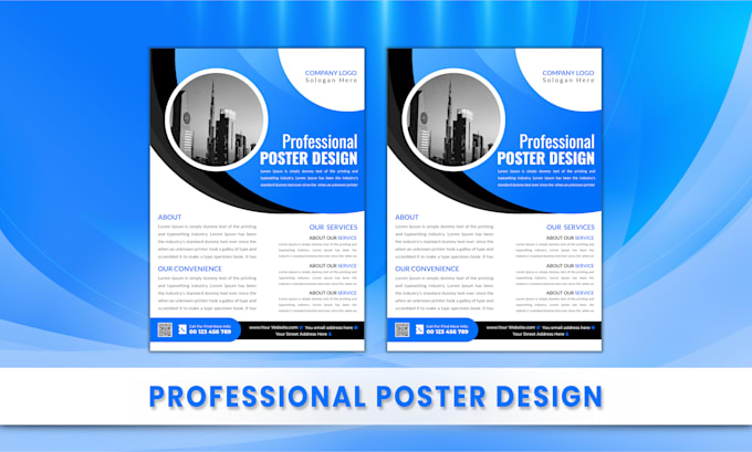 Design a professional poster by Vectormsbd | Fiverr