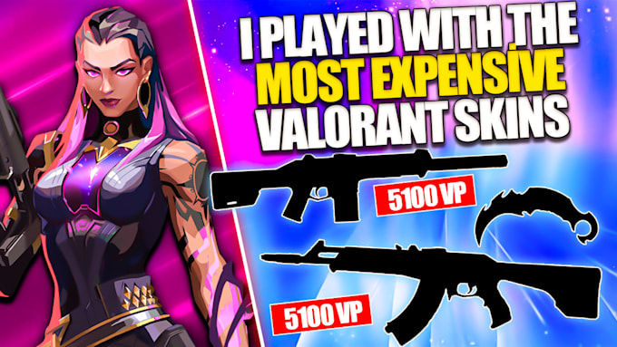 Design youtube thumbnail for valorant videos by Nazimcanbaz | Fiverr