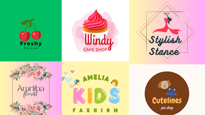 Design simple cute logo and social media templates by Cdineshi | Fiverr