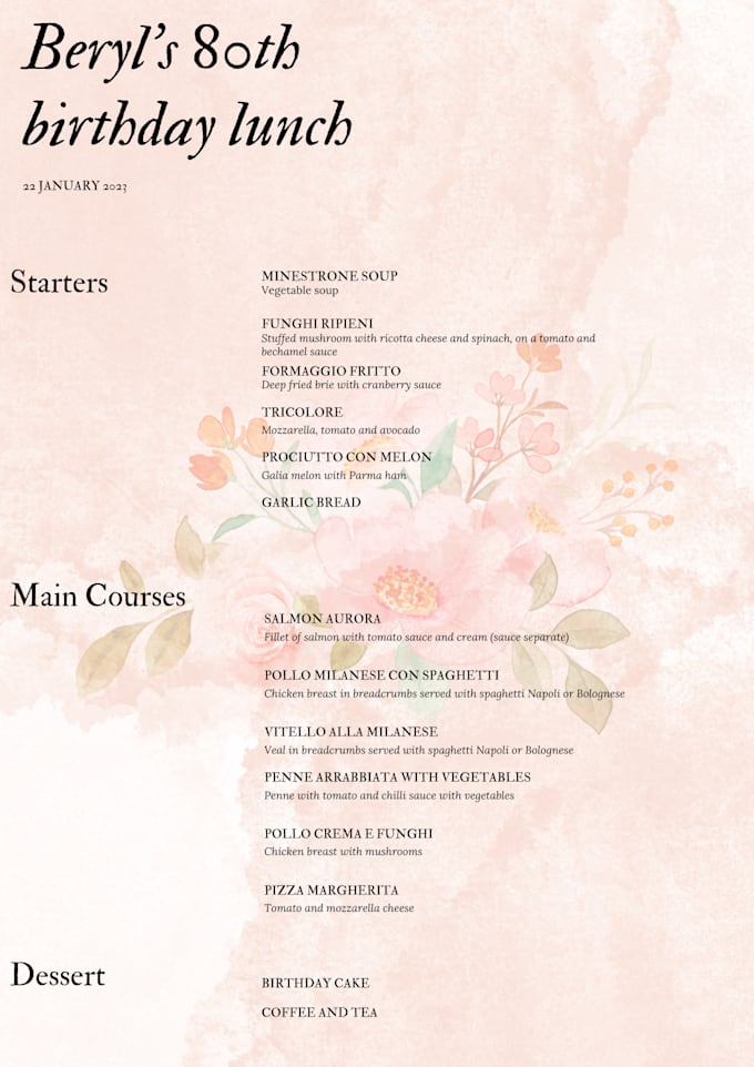 Exclusive menu cards for your parties, restaurants , cafe and hotels by ...