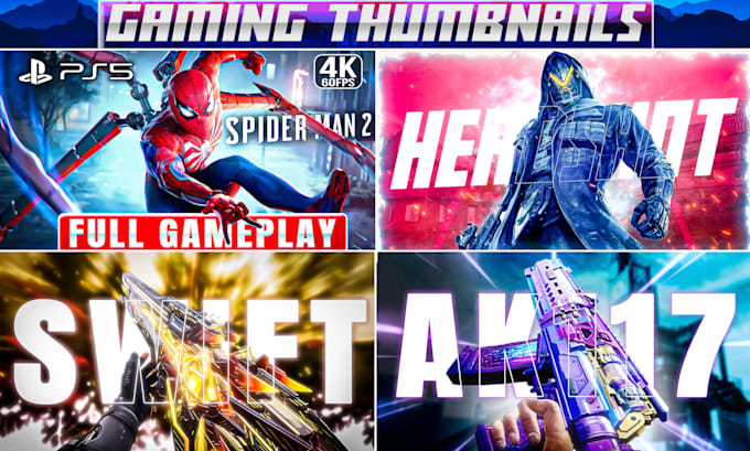 Make attractive cod warzone and other gaming thumbnail for youtube by ...