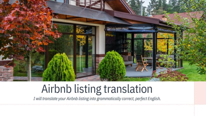 Translate your airbnb content into english by Nikoletaylor22 | Fiverr