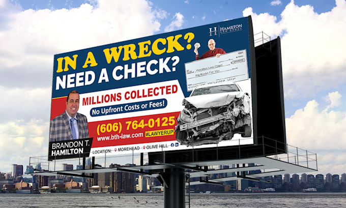 Billboards, yard sign, signage, banner design by Alnomanbd64 | Fiverr