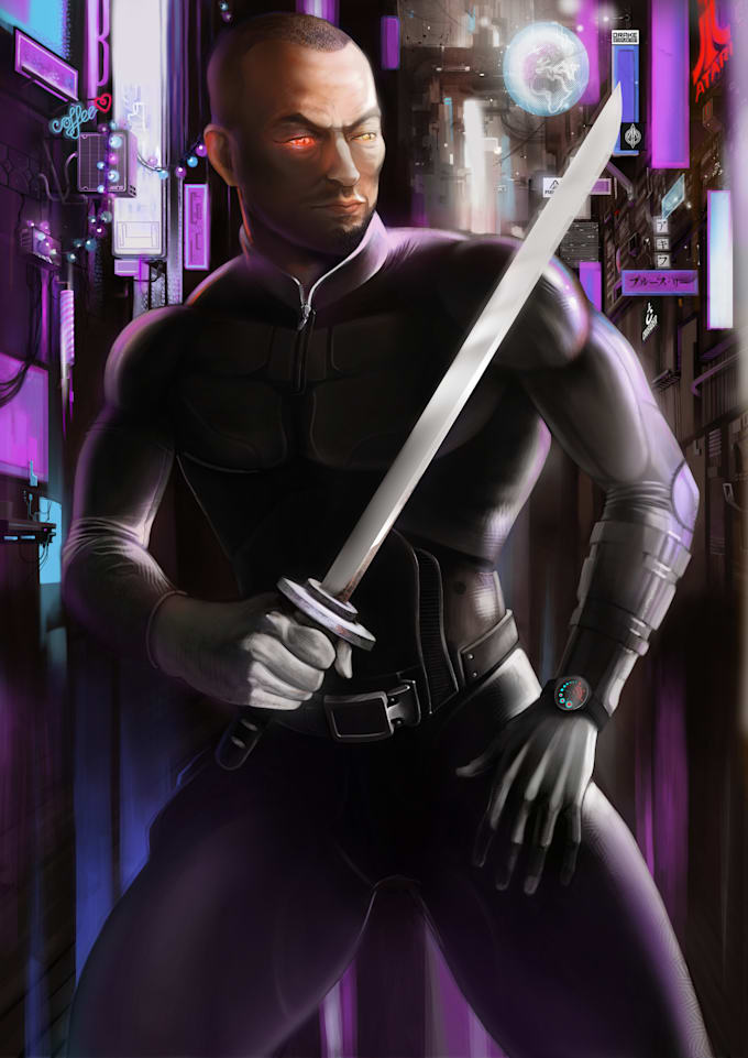 Draw cool character art by Velidagovic | Fiverr