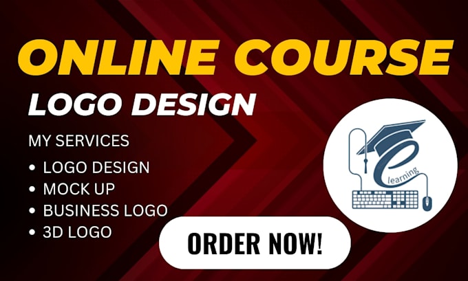 Online course logo design, responsive business brand design by Luther ...