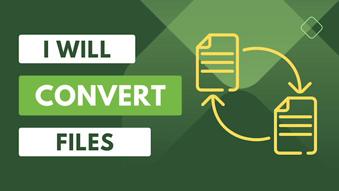 Convert any file to the format you want by Bolingos | Fiverr