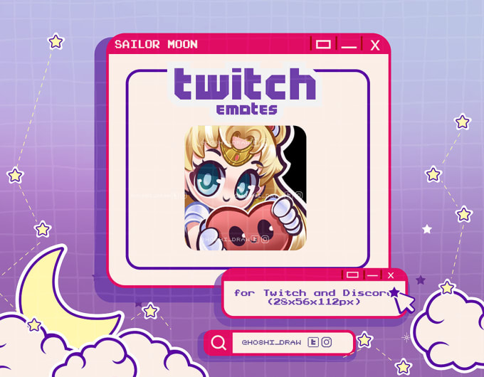 Amazing animated emotes sm by Hoshi_draw | Fiverr