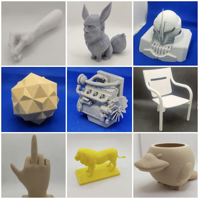 3d print your designs and ship worldwide by Easyprint3d | Fiverr