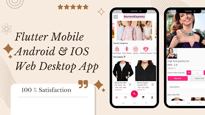 Do flutter mobile app development for android and ios apps by Usa_cs_solution | Fiverr