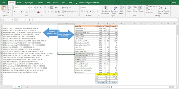 Do fastest accurate excel csv data cleaning, split, merge, formatting ...