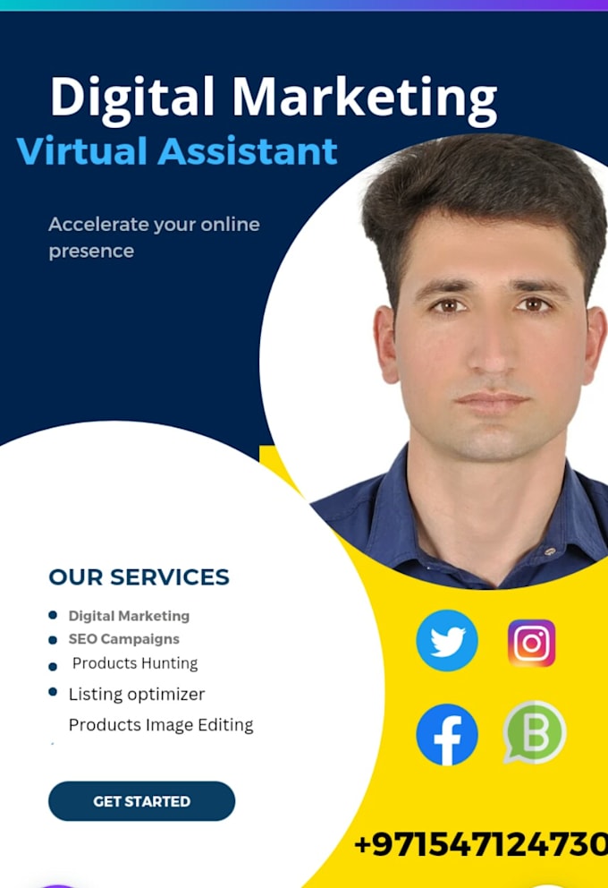 Be your digital virtual assistant by Inayatali339 | Fiverr