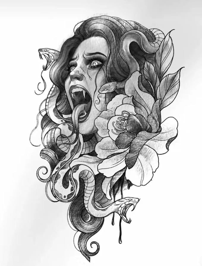 Modifying an existing tattoo by Mujiabin | Fiverr