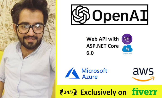 Be your chatgpt gpt3 gpt4 midjourney, dall e ,cognitive services, azure aws dev by Ehsan_ul ...