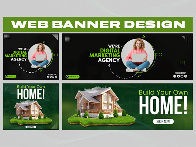 Design creative and professional web banners and ads by Bushrabatool14 ...