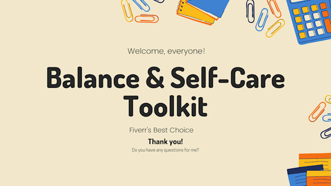 Give balance and self care toolkit by Abbassarwari | Fiverr