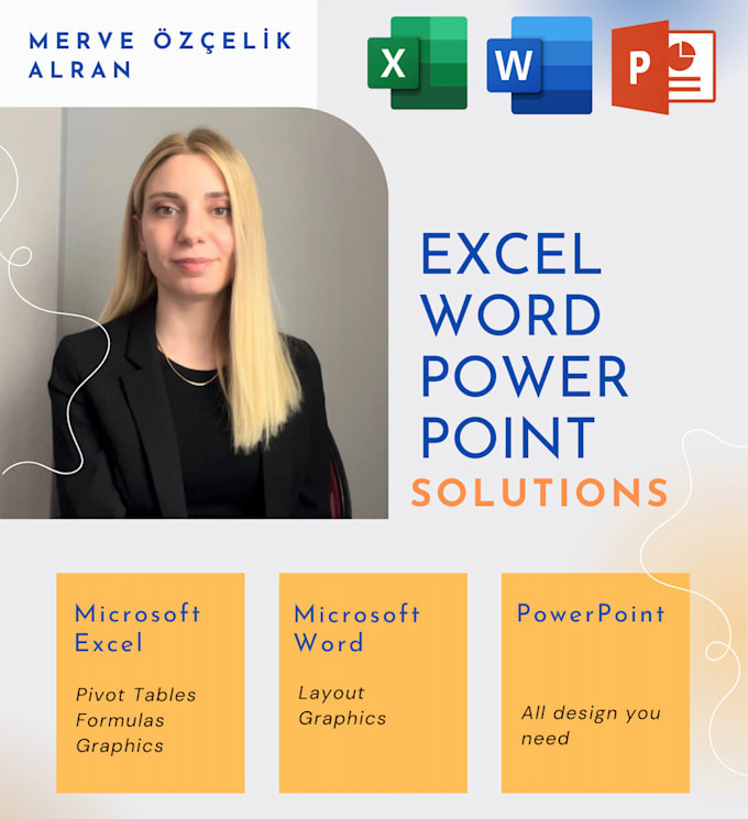 Professionally format, and design word documents and excel spreadsheets ...