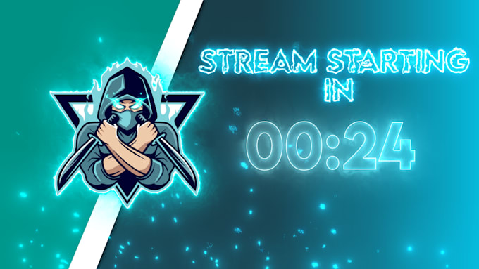 Create animated twitch livestream countdown by Eg_darko | Fiverr