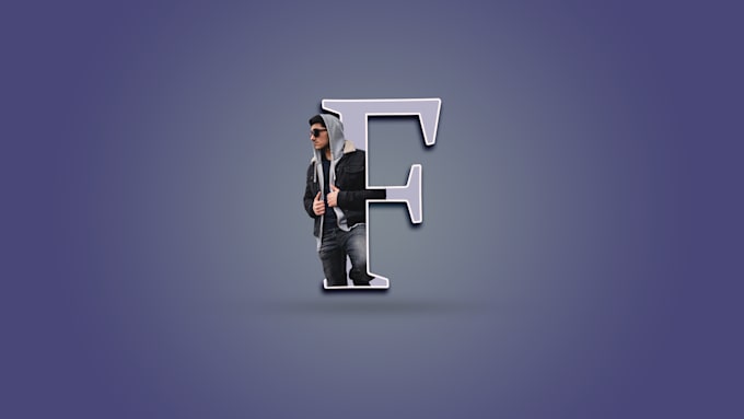 Create Letter Portrait Effect In Photoshop By Shamalheshan471 Fiverr