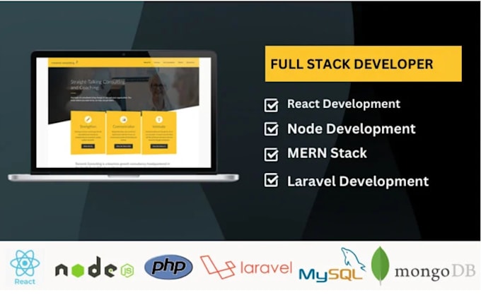 Be your full stack web developer and designer by Razakhanjoia | Fiverr
