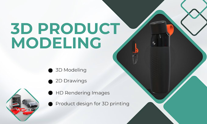 Design 3d products model for 3d printing using solidworks by Mech_mesh | Fiverr