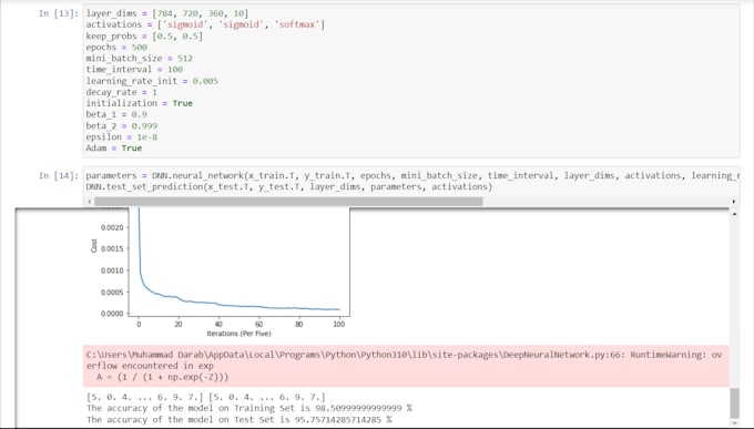 Develop and train machine learning and neural network models for you by ...