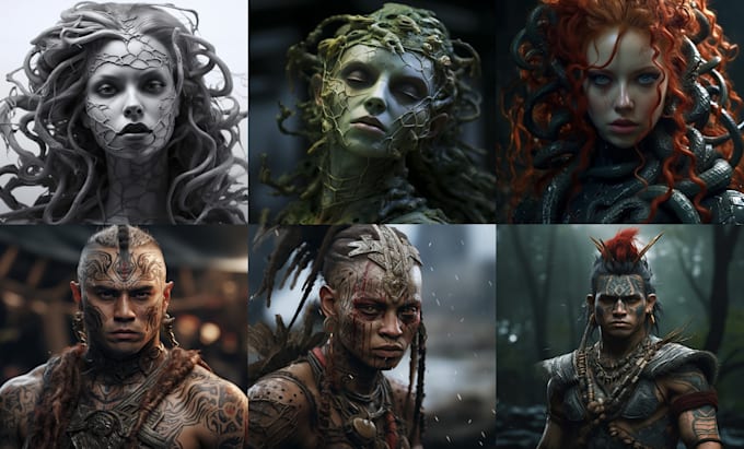 Create character art by combining ai and photoshop by Alba_palacios ...