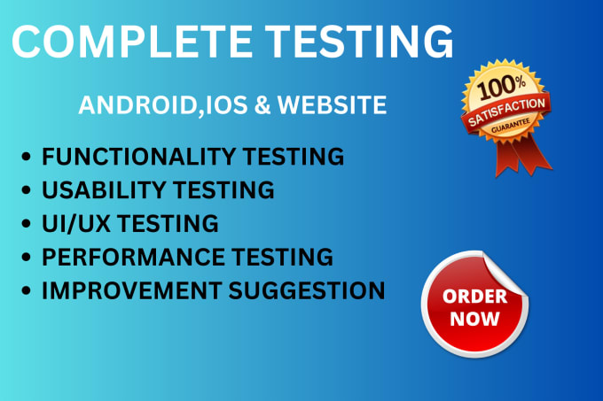 Do Qa Testing Of Your Android Or Ios App And Website By Wedevelop252 Fiverr