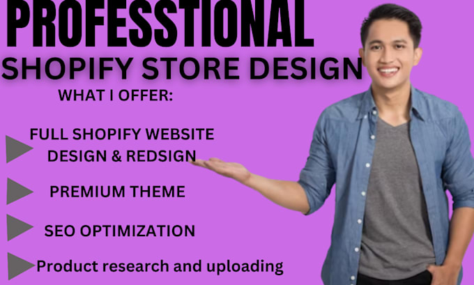 Create a dropshipping store design shopify store shopify website by Ecomtricss | Fiverr