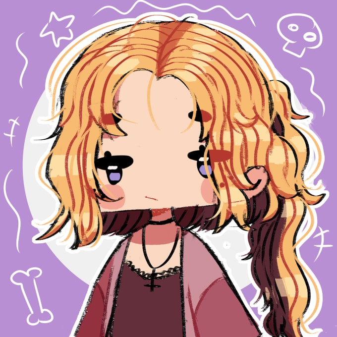 Draw an chibi anime icon for your profile photo by Gh0zt13_b00 | Fiverr